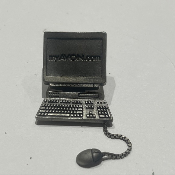 Avon | Jewelry | Vintage Avon Computer W Mouse Lapel Pin | Poshmark